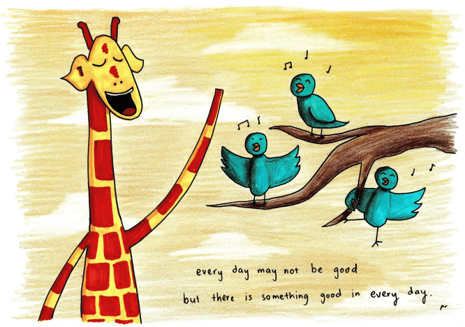 March 16, 2015 – Something good | Motivating Giraffe